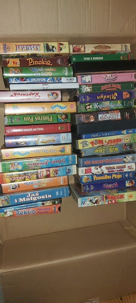 Kasety VHS Bajki dla dzieci Dobranocka PRL - 13570235615 - oficjalne ...