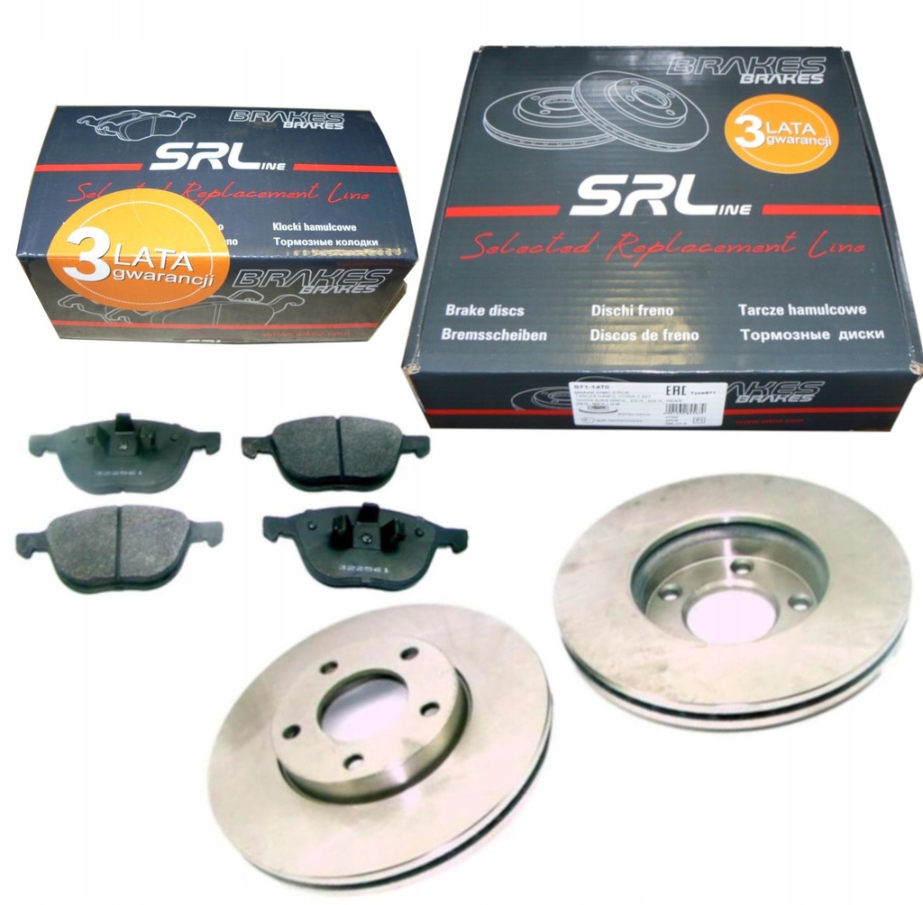 SRL TARCZE I KLOCKI PRZÓD MAZDA 5 (CR19) 2005-> - 11742048625 ...