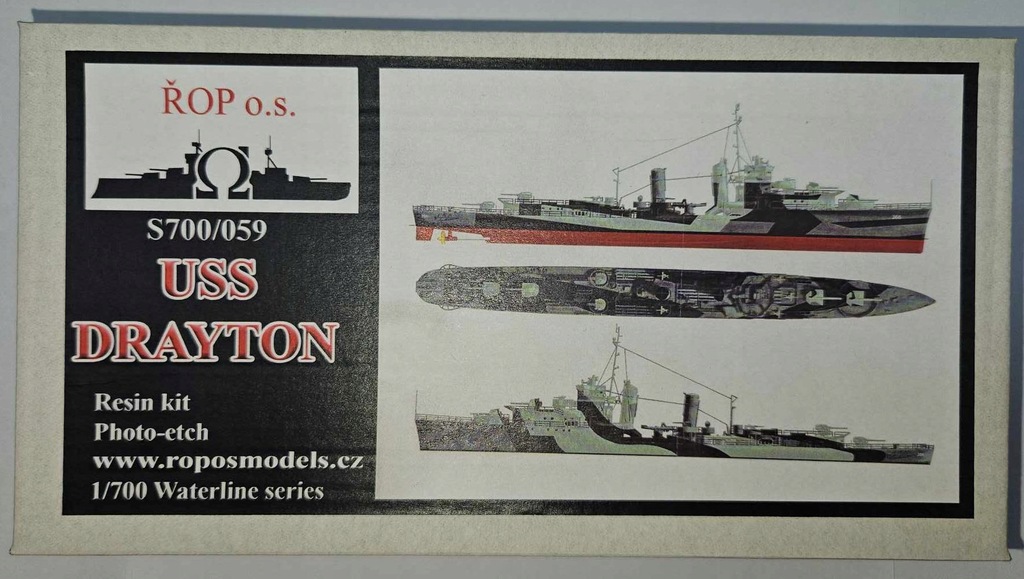 ROP Models S700/059 Destroyer USS Drayton 1944 + PE PARTS - 17416389521 ...