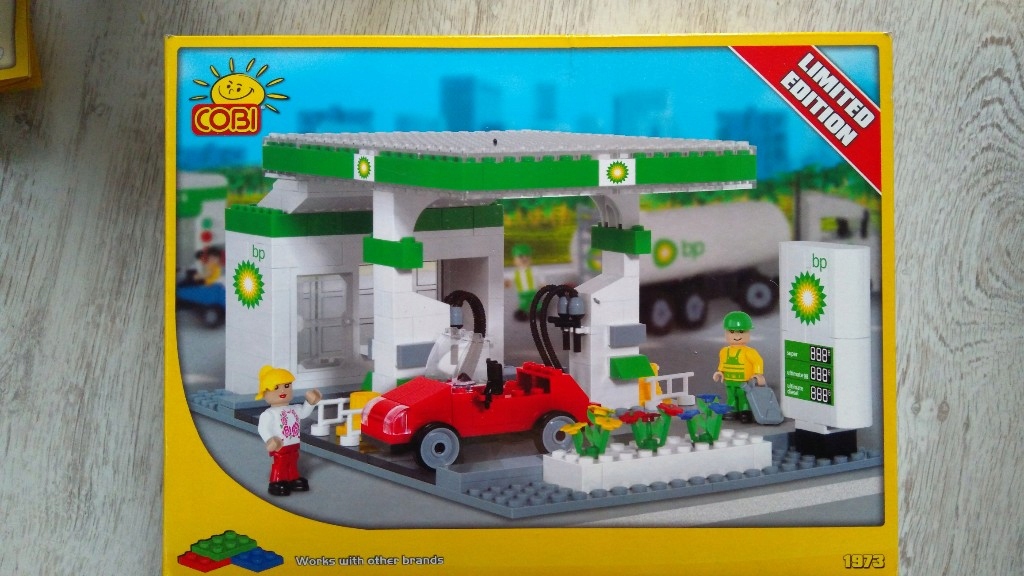Klocki COBI stacja benzynowa BP jak LEGO - 7814163514 - oficjalne ...