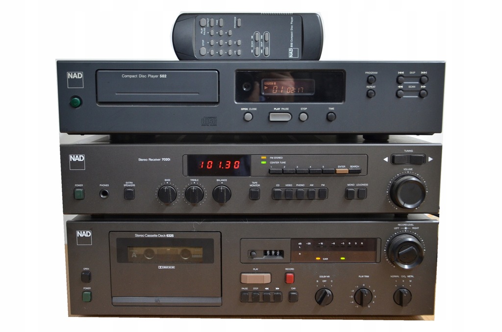 WIEŻA NAD CD 502 DECK 6325 AMPLITUNER 7020i - 8527557109 - oficjalne ...