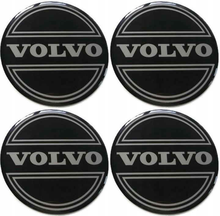 NAKLEJKI NA FELGI DEKIELKI KOLPAKI VOLVO 55mm - 12222658612 - oficjalne archiwum Allegro
