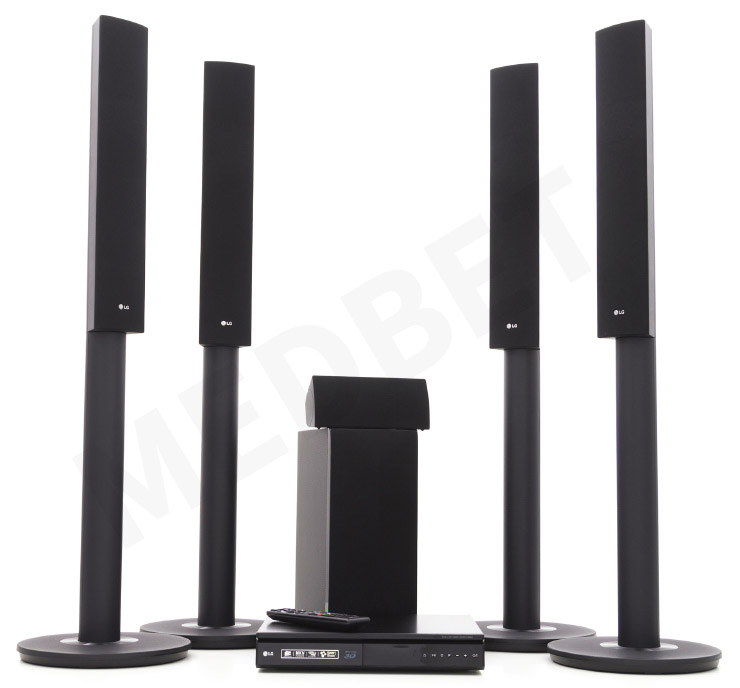 Купить ДОМАШНИЙ КИНОТЕАТР LG LHA755 BLU-RAY 1000 Вт 5.1 USB MKV FM ...