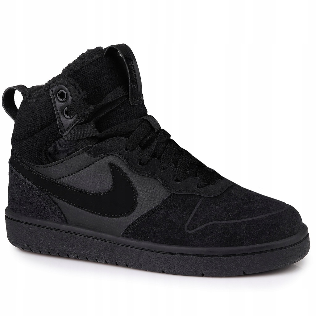 Buty sportowe Nike COURT BOROUGH MID 2 BOOT BG BLACK WYSOKIE OCIEPLANE - 14639162725 - oficjalne ...