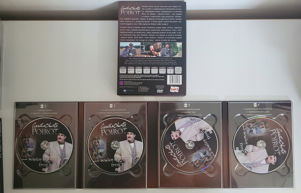 Купить Пуаро - Коллекция 2–4 DVD, PL: отзывы, фото и характеристики на Aredi.ru (14208239751)