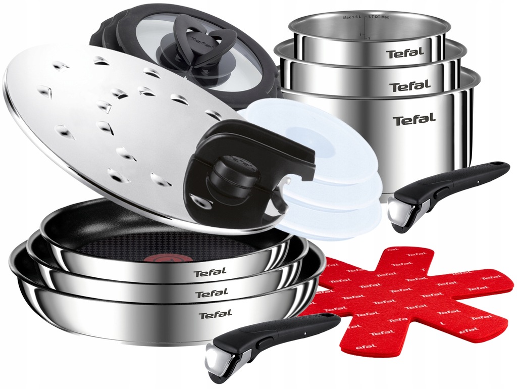 TEFAL INGENIO INDUKCJA GARNKI PATELNIE EMOTION GAZ - 12195181860 - oficjalne archiwum Allegro
