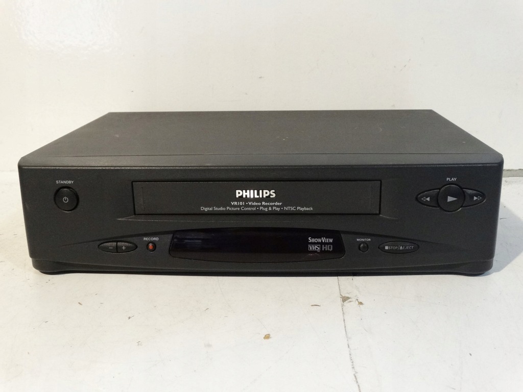 PHILIPS VR101 - MAGNETOWID VHS - GWARANCJA - 13525360053 - oficjalne archiwum Allegro