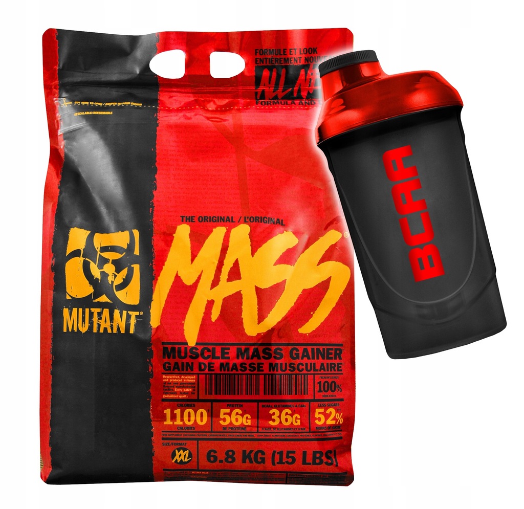 PVL MUTANT MASS 6800G GAINER WĘGLOWODANY MASA SIŁA - 8837113048 ...
