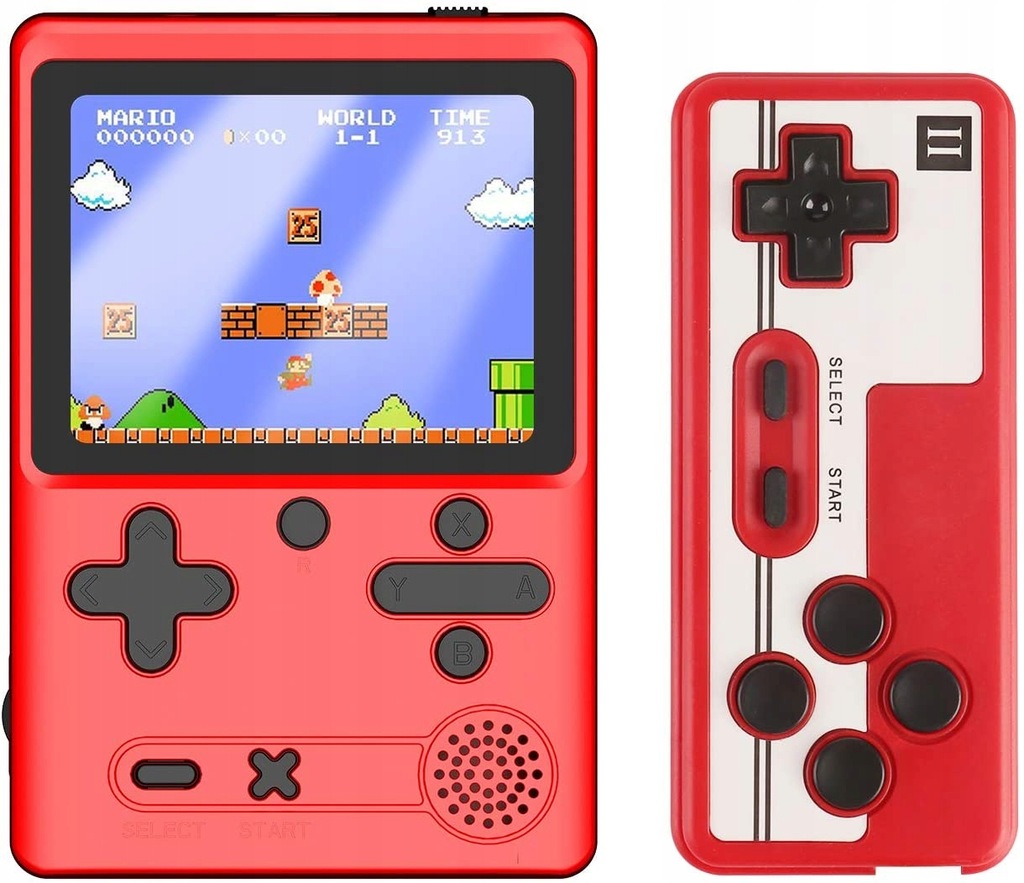 MINI KONSOLA RETRO M6 500 GIER PRZENOŚNA + PAD - 10711491503 ...