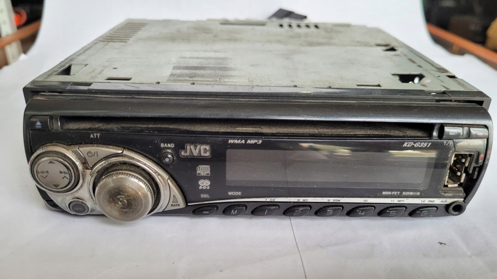 RADIO SAMOCHODOWE JVC KD-G351 Z KOSTKAMI GWR - 12727692459 - oficjalne archiwum Allegro