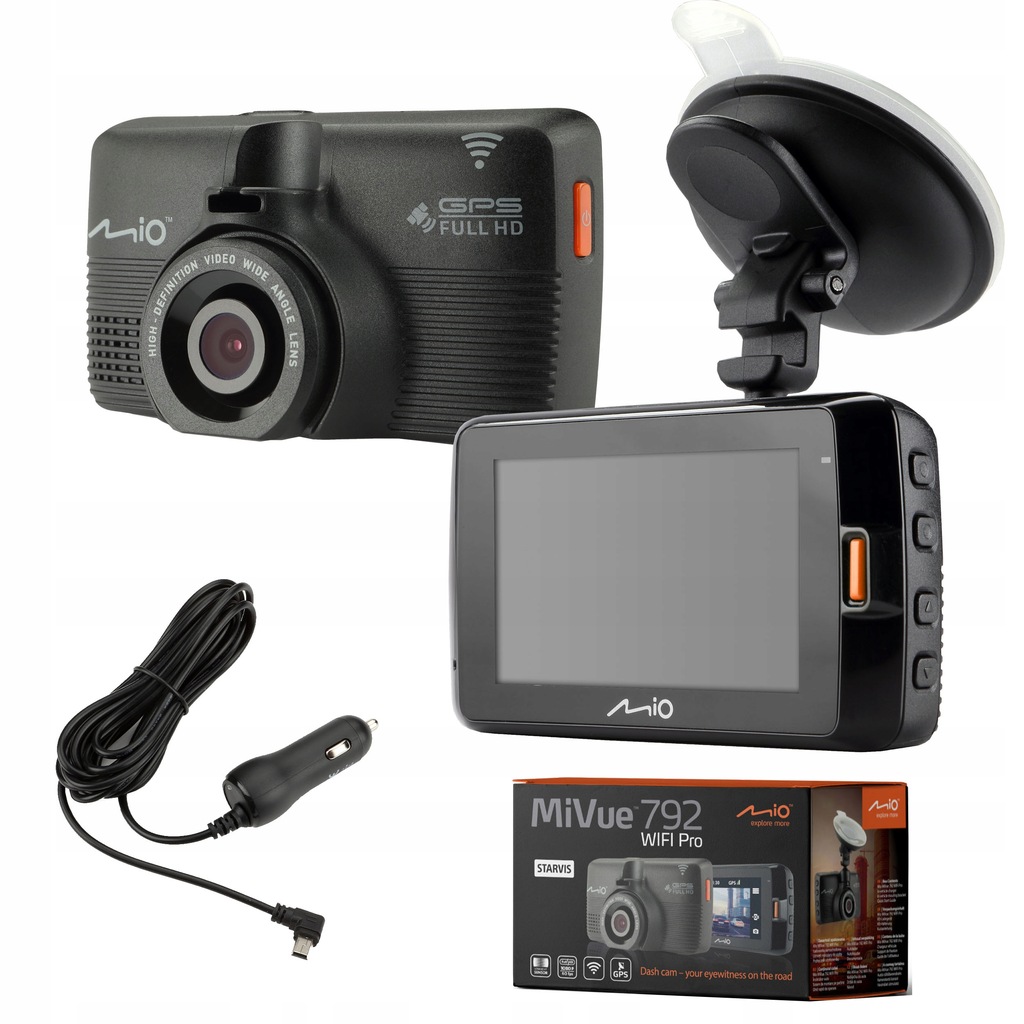MIO MiVue 792 WiFi Pro GPS SONY STARVIS KAMERA - 6896708477 - oficjalne archiwum Allegro