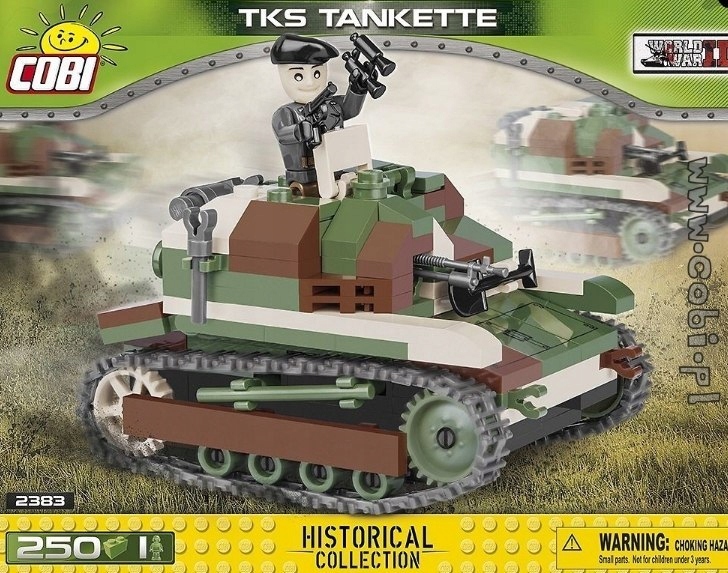 COBI 2383 czołg TKS Tankietka 250 klocków - 8129531976 - oficjalne ...