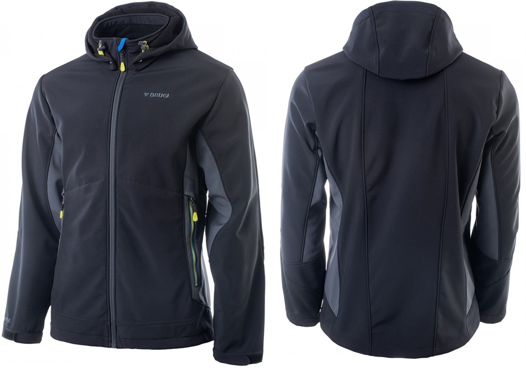 BRUGI 4NAY męska kurtka bluza softshell - M (bd) - 12507698041 - oficjalne archiwum Allegro