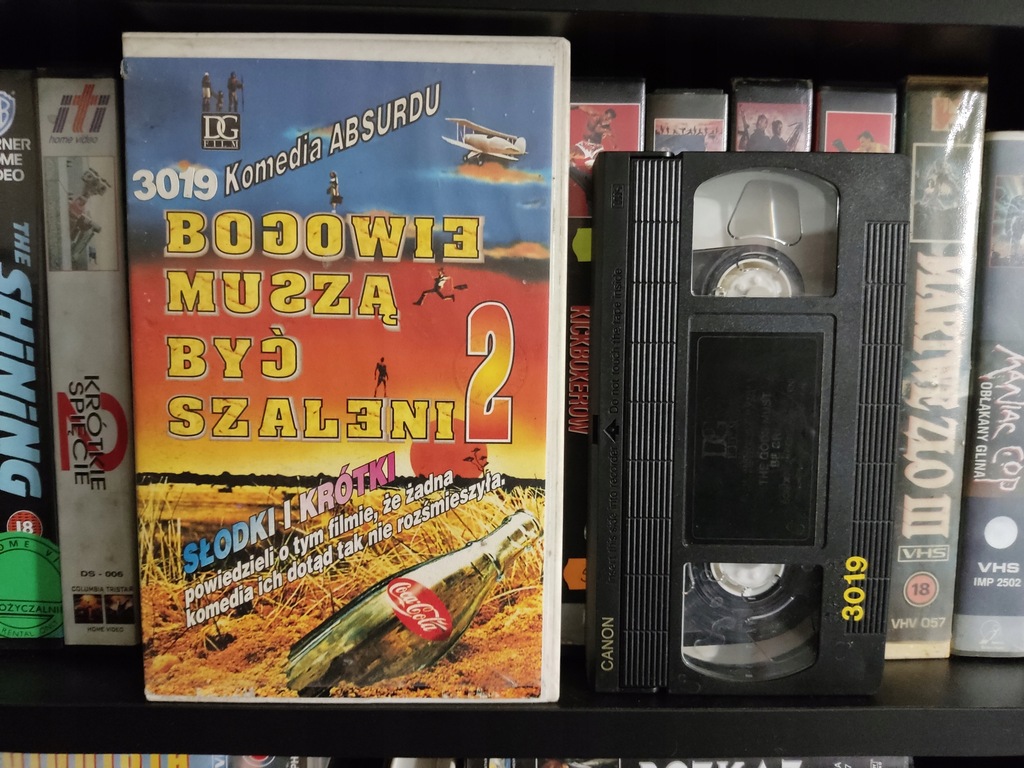 BOGOWIE MUSZĄ BYĆ SZALENI # kaseta VHS - 13666132916 - oficjalne archiwum Allegro