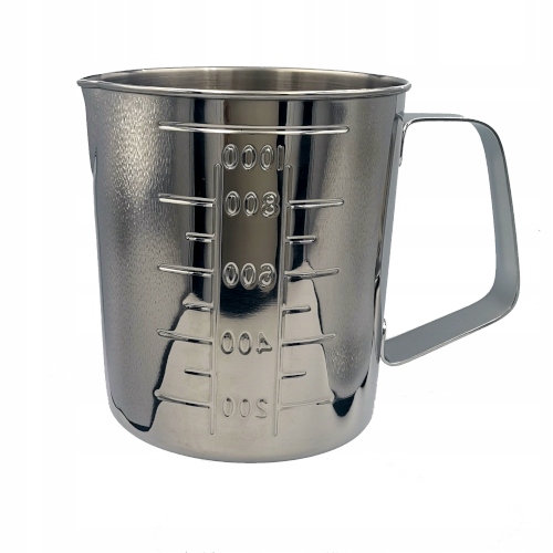 ZLEWKA NIERDZEWNA METALOWA Z UCHEM 1000 ML - 13328443257 - oficjalne archiwum Allegro