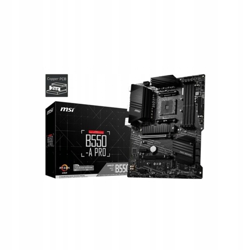 Płyta główna MSI B550-A Pro ATX AM4 AMD AM4 AMD - 13367334352 ...