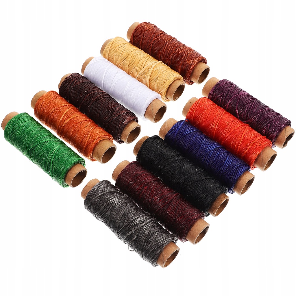 Wax Line Sinew Craft Waxed Thread 12 Rolls - 14107846348 - oficjalne ...