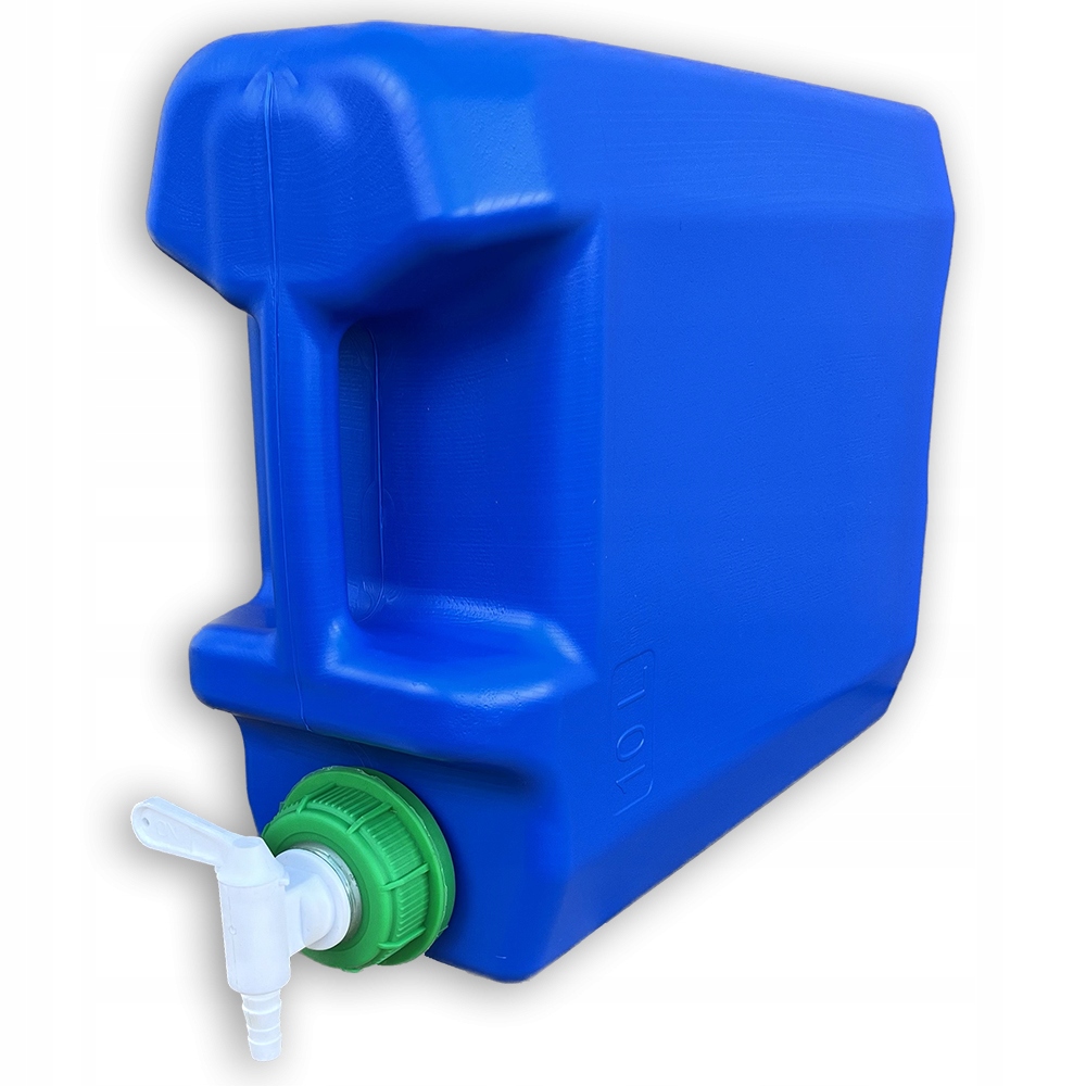 Baniak na wodę 10L nieb. z kranem plast. 3/4" - 12676475878 - oficjalne ...