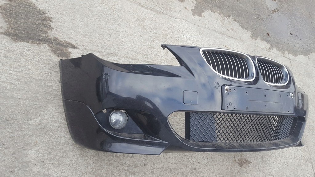 ZDERZAK PRZÓD M PAKIET BMW E60 E61 black sapphire - 7840175305 - oficjalne archiwum Allegro