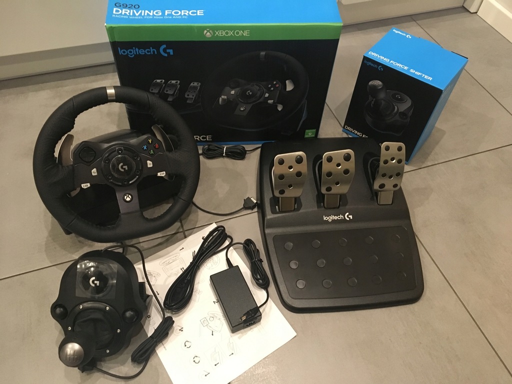 Kierownica LOGITECH G920 -XBOX PC- OPEN BOX NÓWKI - 8033486032 ...
