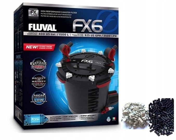 FLUVAL FX6 NEW MODEL DO 1500L+WKŁADY+ GRATIS - 8466990016 - oficjalne ...