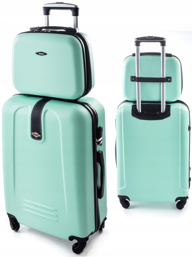 ZESTAW 2w1 DUŻA WALIZKA XXL PODRÓŻNA + KUFEREK - 14631283088 - oficjalne archiwum Allegro