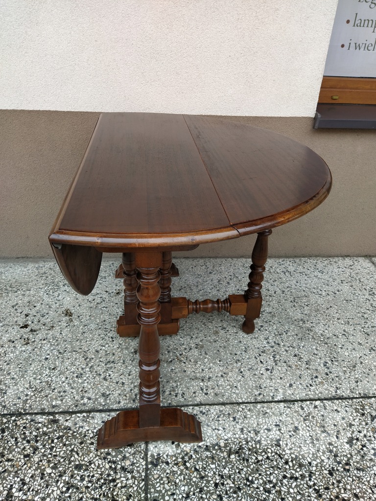 Купить Стол GATE-LEG круглый дубовый. Красивая прокатка: отзывы, фото и характеристики на Aredi ...