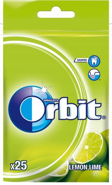 ORBIT LEMON LIME GUMA DO ŻUCIA BEZ CUKRU 35 G - 12962407307 - oficjalne ...