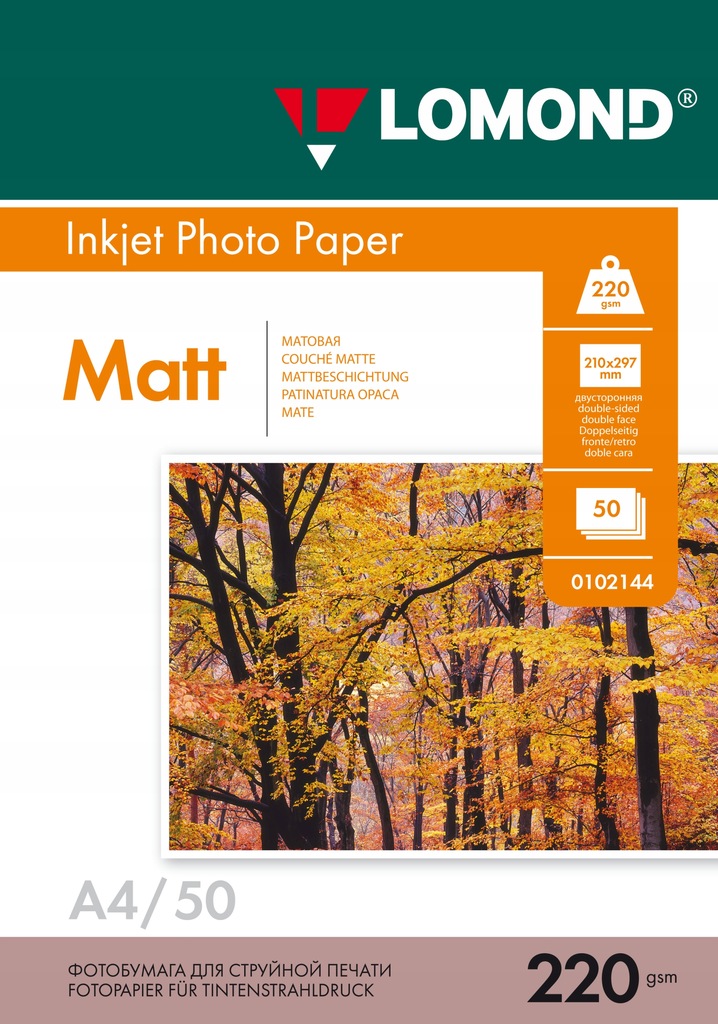 PAPIER FOTOGRAFICZNY DWUSTRONNY A4 MATOWY 220g - 13426275926 - oficjalne archiwum Allegro