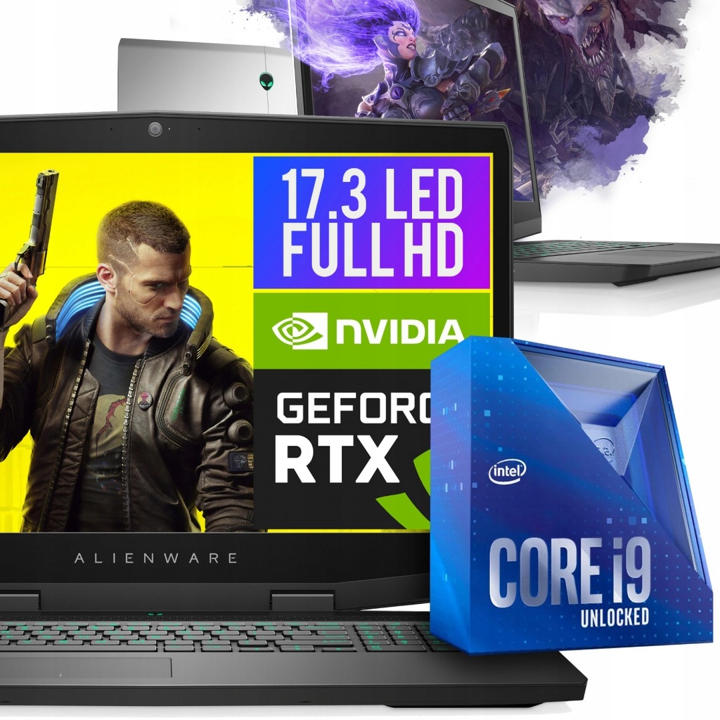 DELL ALIENWARE 17 i9 6CORE 32GB 1TB SSD NVIDIA RTX - 13725033461 ...