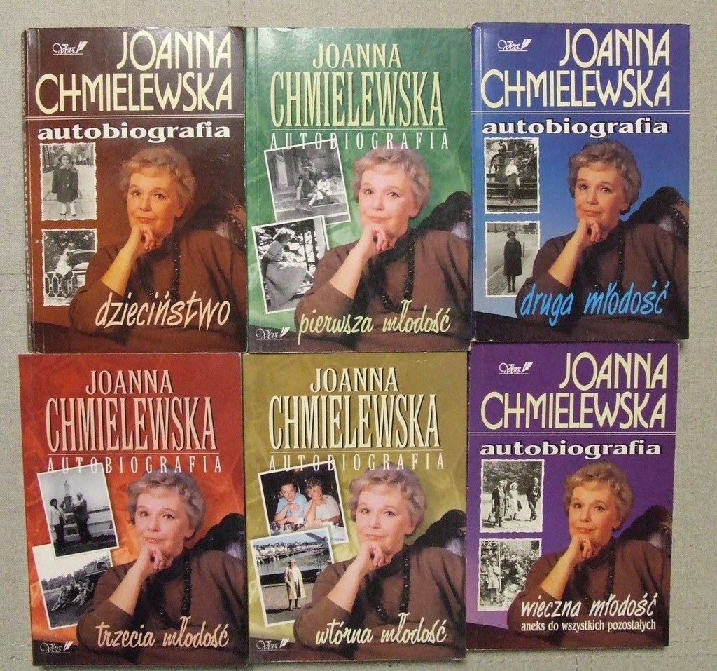 Joanna Chmielewska Autobiografia komplet 6 tomów - 12982518320 - oficjalne archiwum Allegro