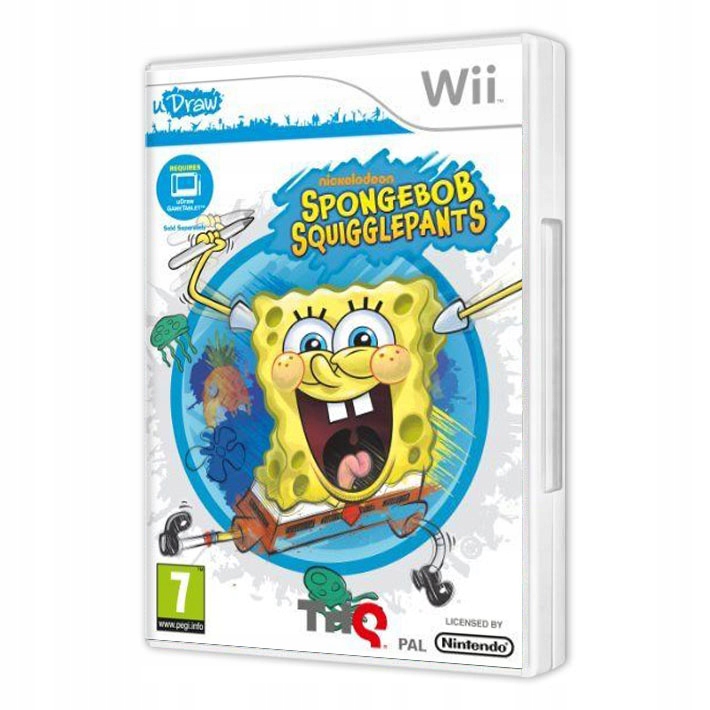 uDRAW NICKELODEON SPONGEBOB SQUIGGLEPANTS Wii - 10086874337 - oficjalne ...
