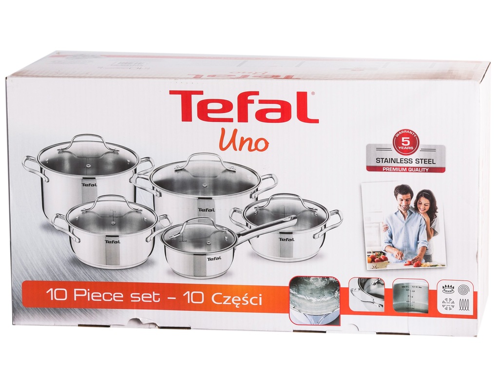 TEFAL 10 GARNKI ZESTAW KOMPLET UNO INDUKCJA - 6860243273 - oficjalne ... TEFAL 10 GARNKI ZESTAW KOMPLET UNO INDUKCJA - 6860243273 - oficjalne ...