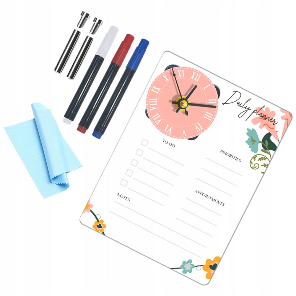 Writing Pad Desk Board Wall Clocks White Boards - 14803584502 ...