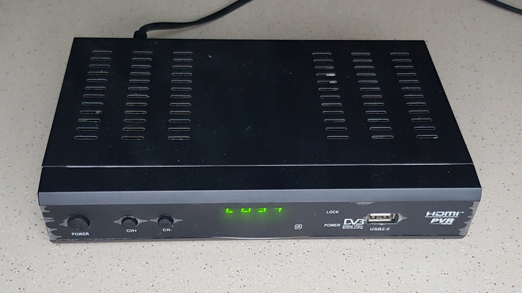 Tuner TV naziemna MPEG4 DVB-T HD jak nowy folia - 12574957830 ...