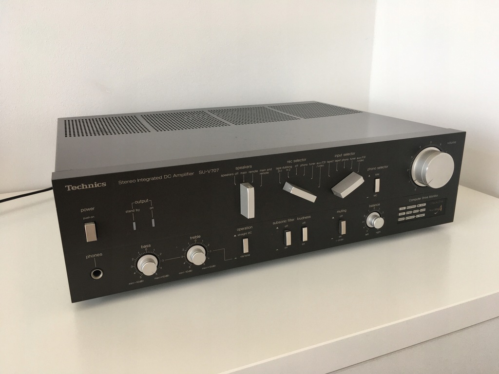 Technics SU-V707 Wzmacniacz Stereo Class A - 12186329391 - oficjalne archiwum Allegro