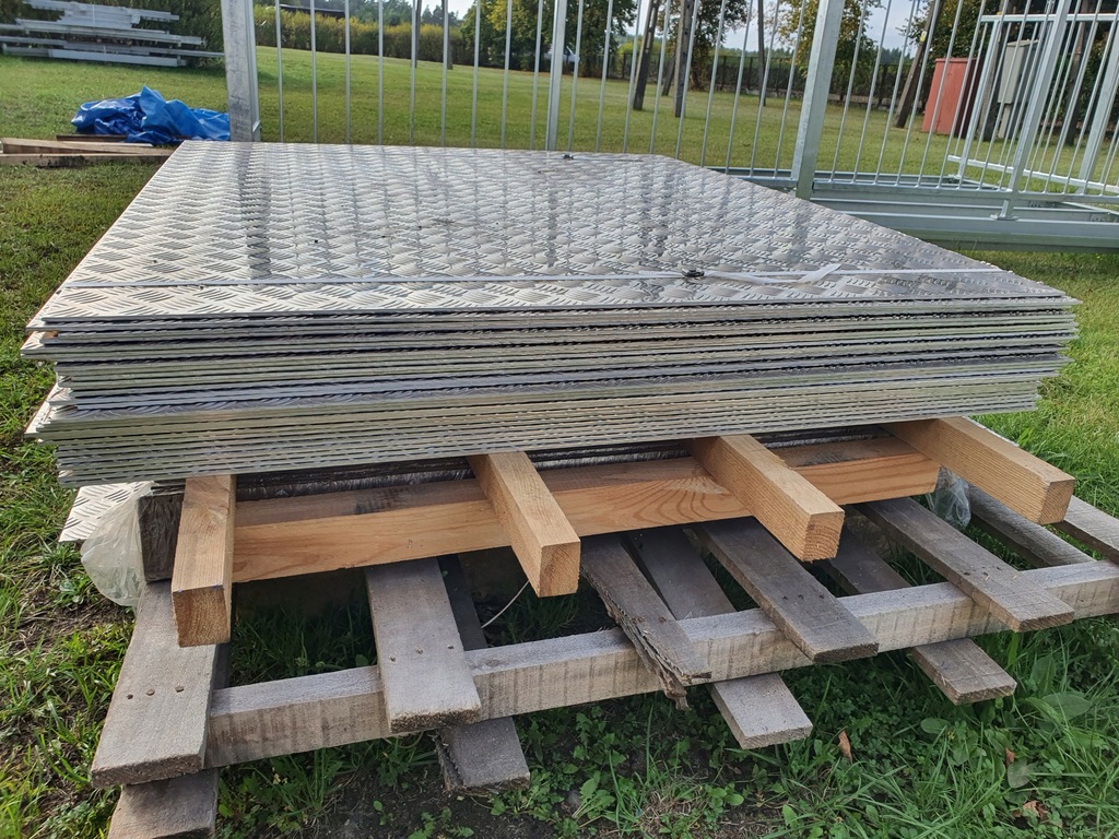 Aluminiowa blacha ryflowana GR. 5mm/2000x1380 - 11543175163 - oficjalne archiwum Allegro