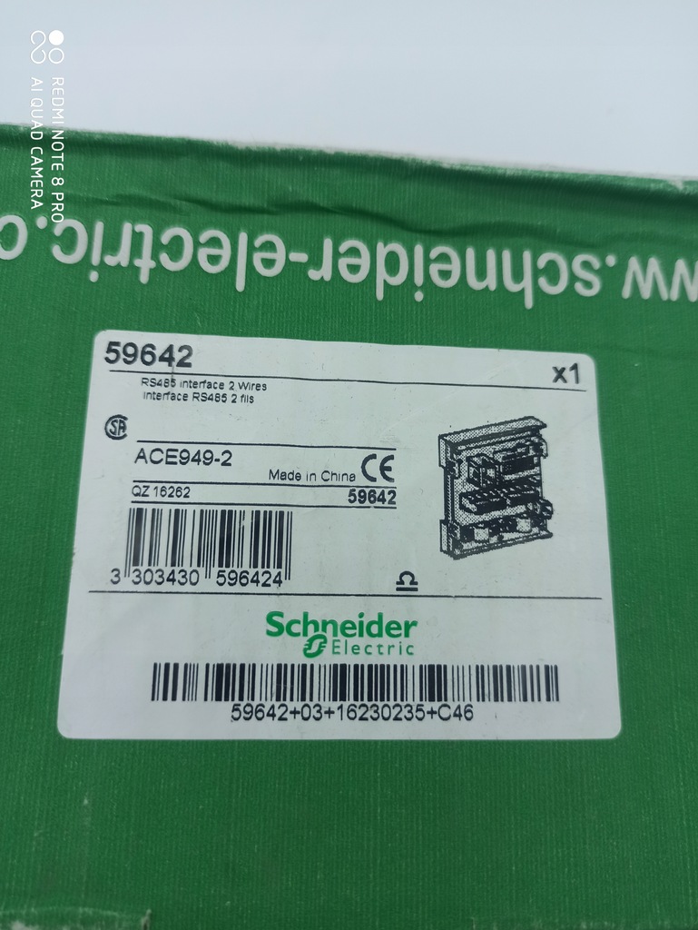 SCHNEIDER 59642 Interfejs RS485 ACE949-2 dla Sepam - 11880951176 ...