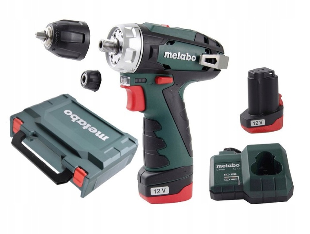 Wkrętarka akum Metabo PowerMaxx BS Basic 12V 2x2Ah - 12067497270 - oficjalne archiwum Allegro