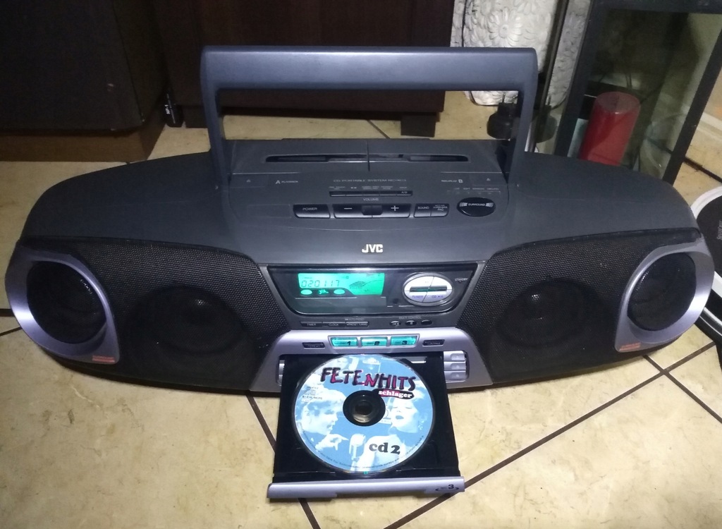 JVC RC-XC3BK LEGENDARNY, WIELKI BOOMBOX, SPRAWNY! - 13165255320 ...