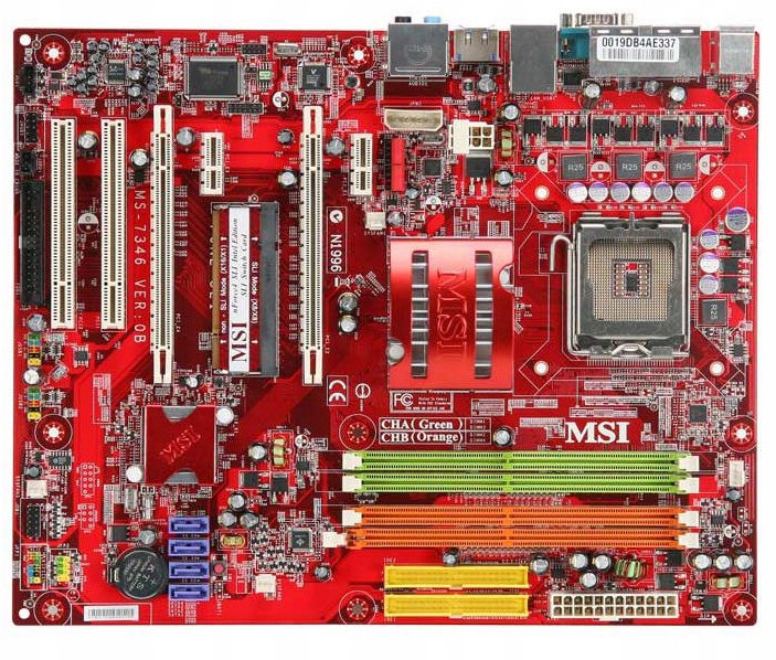 Płyty główna MSI P6N SLI V2 DDR2 LGA 800, 667, 533 - 12742441386 ...