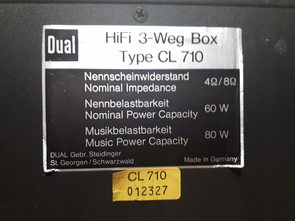 kolumny DUAL CL 710 wysoki model Vintage 3 drożne - 13898592670 ...