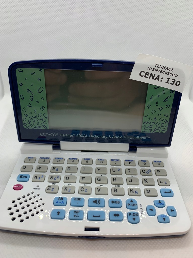 ECTACO Partner 500T tłumacz Ang - Pol - Niem - 9518291138 - oficjalne ...
