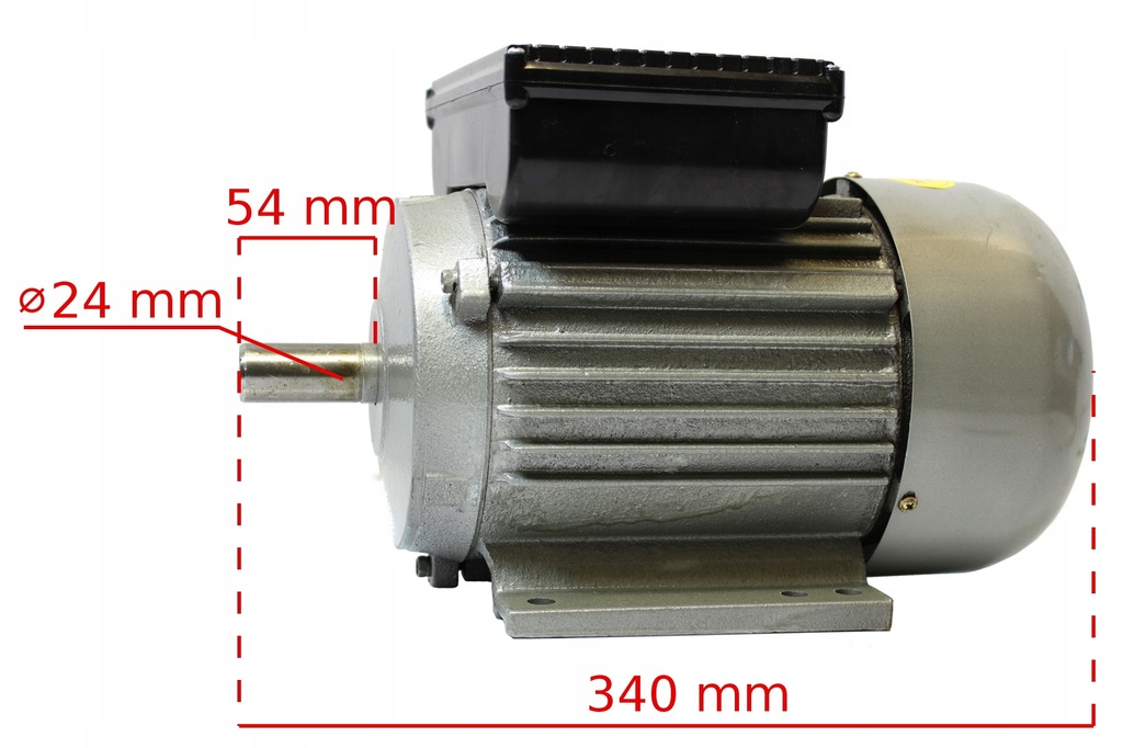 SILNIK 230v 2,2kW 2800 elektryczny 1 fazowy - 7588027909 - oficjalne archiwum Allegro