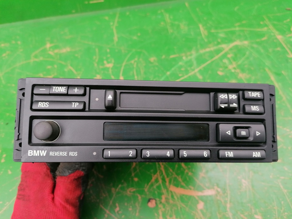 RADIO ORYGINALNE BMW REVERSE RDS E36 E34 E30 - 13287555816 - oficjalne archiwum Allegro