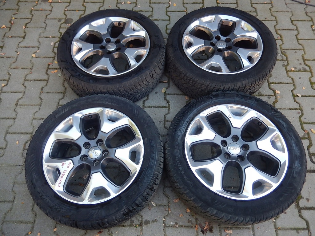 KOŁA FELGI OPONY JEEP COMPASS II 225/55/18 - 14369840254 - oficjalne ...