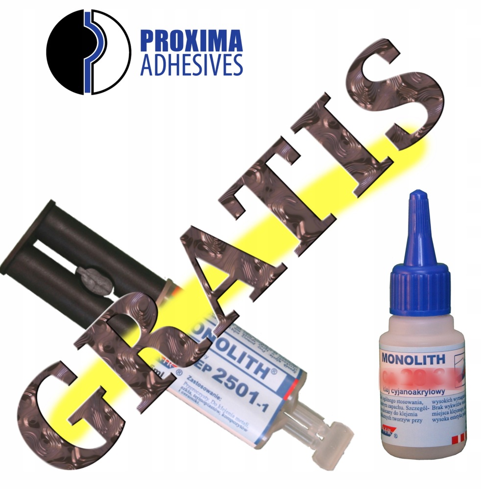 Klej epoksydowy MONOLITH EP 2510-1 (25 ml)+GRATIS! - 12912303957 - oficjalne archiwum Allegro