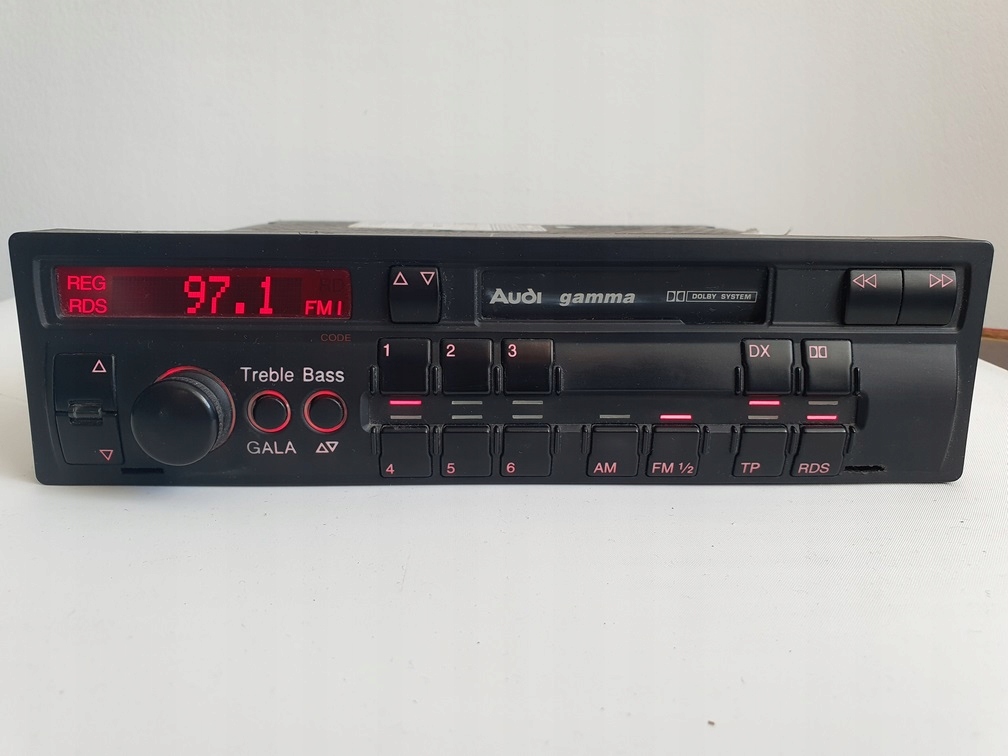 Radio Audi gamma A3 8L A4 B5 A6 C4 80 B4 22cm KOD - 13294026103 - oficjalne archiwum Allegro