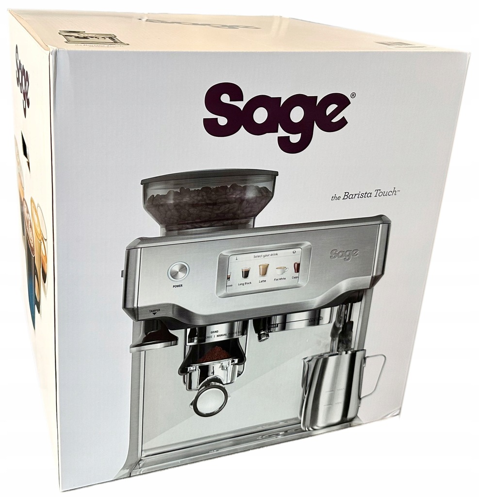 Ekspres kolbowy z młynkiem Sage SES 880BSS 1680 W - 12726748559 ...