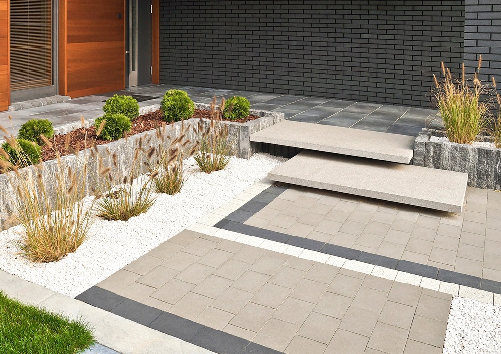 Bruk Bet Kostka Brukowa URBANIT 8cm Grafit - 10631206202 - oficjalne archiwum Allegro